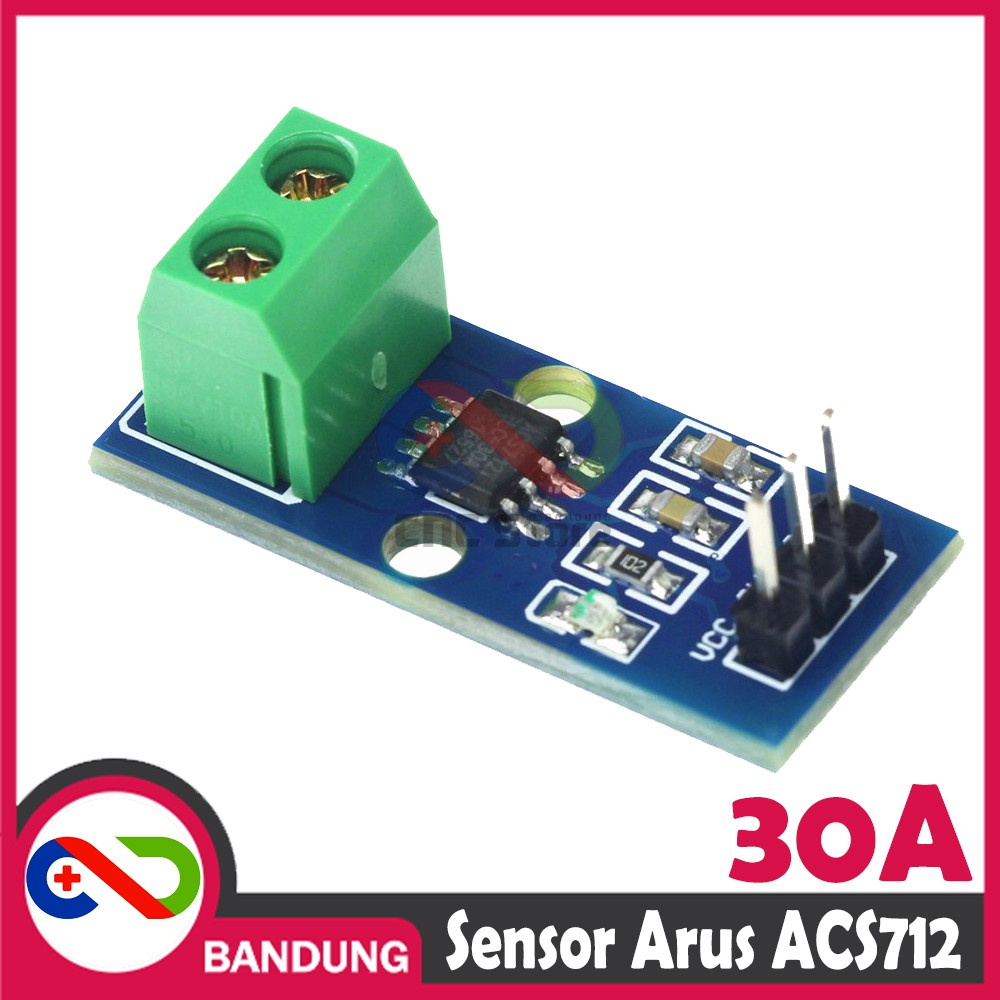 Jual SENSOR ARUS 30A CURRENT ACS712 ACS712ELC-30A MODULE | Shopee Indonesia