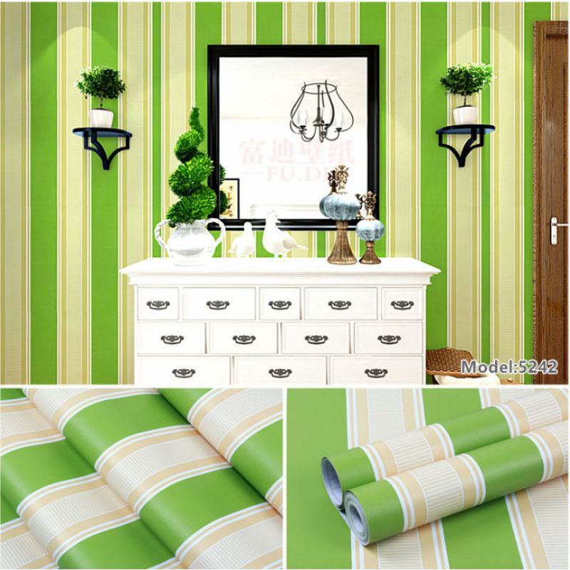Jual welpaper dinding salur Hijau | Shopee Indonesia
