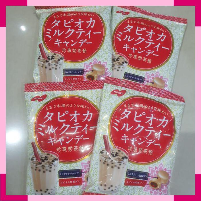 Jual Nobel Milk Tea Boba Candy Permen Boba Jepang Japan Snack Candy ...