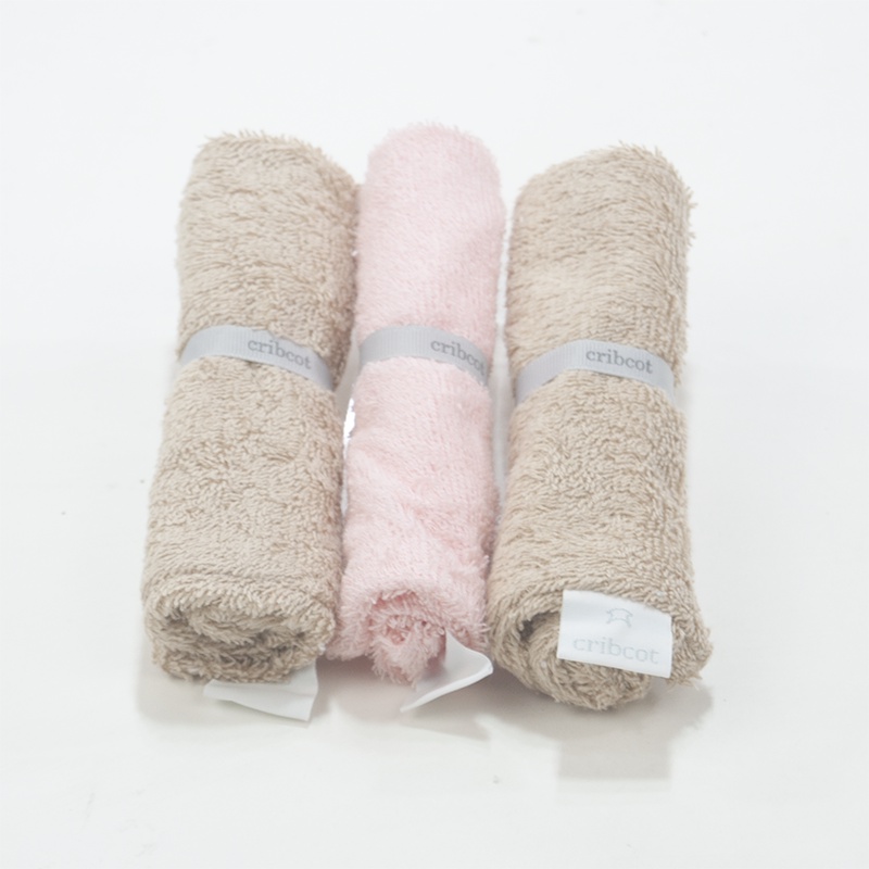 Jual cribcot wash cloth (waslap bayi) - Assorted Pink Milk Choco ...
