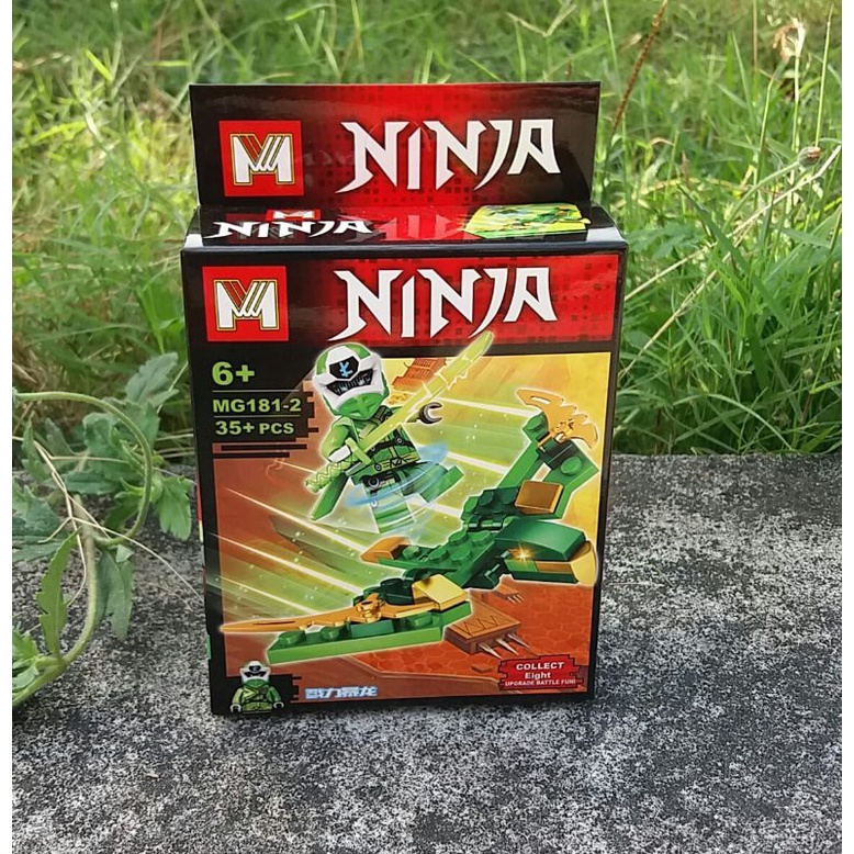 Jual mainan anak blok ninja naga / Lego ninja naga / Ninjago naga ...