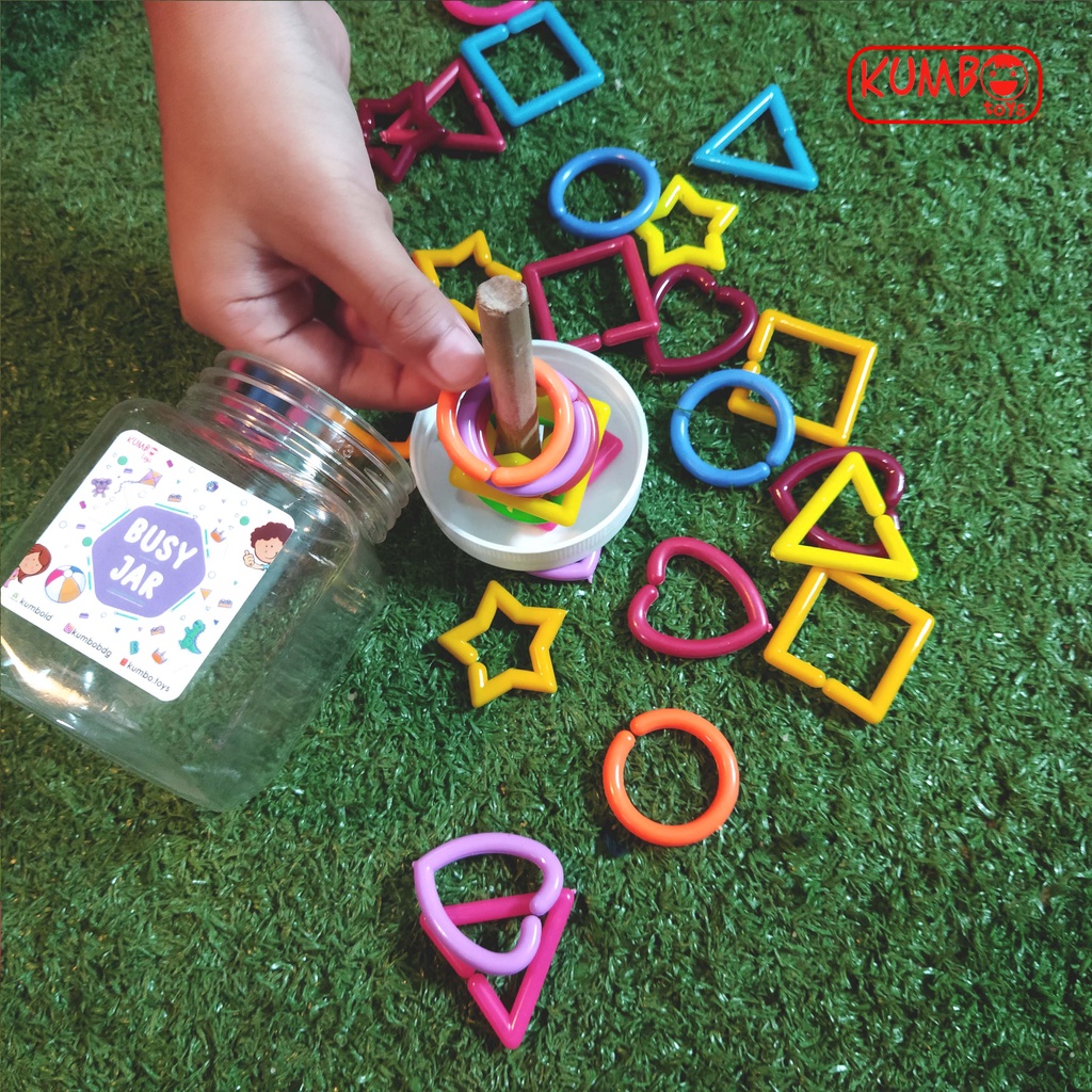 Jual Mainan Montessori Busy Jar Fine Motoric Play Mainan Sensory ...