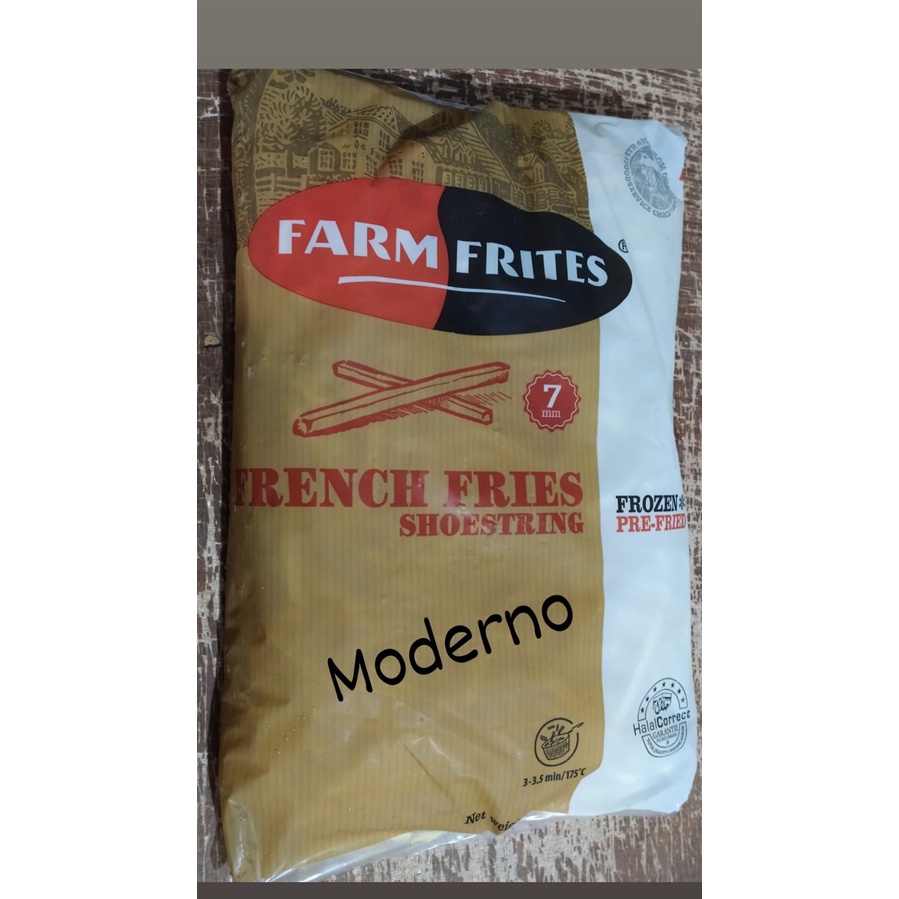 Jual Farm frites French fries Straight cut 2 kg - French fries Farm ...