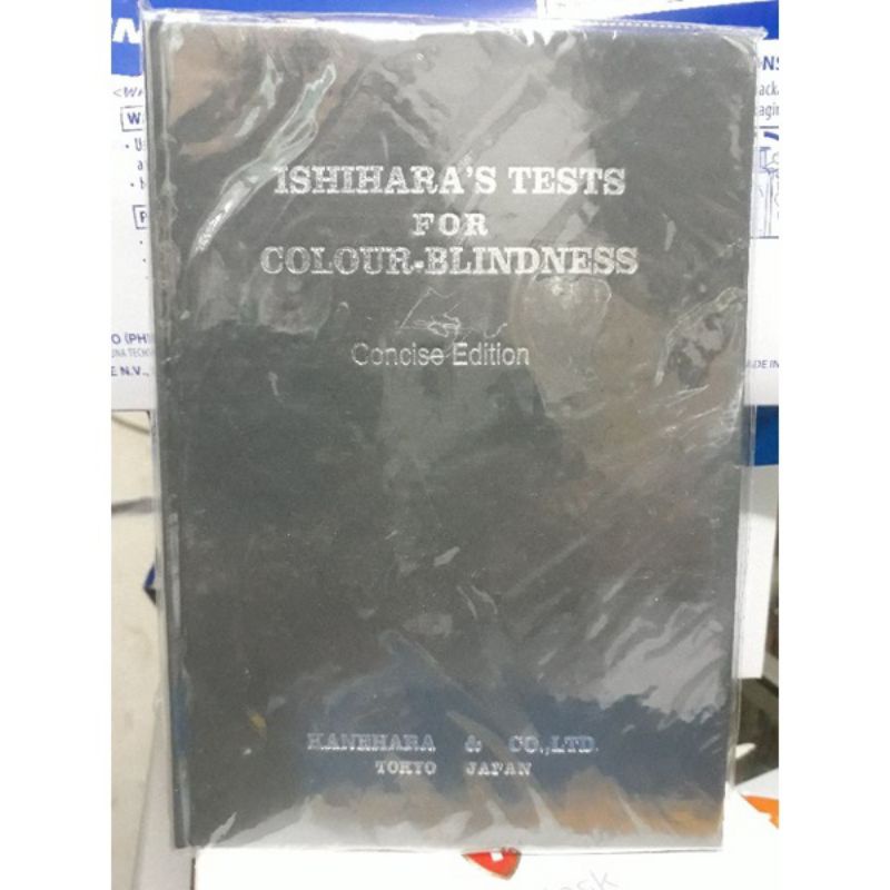 Jual buku ishihara / buku isihara / buku test buta warna / buku test ...