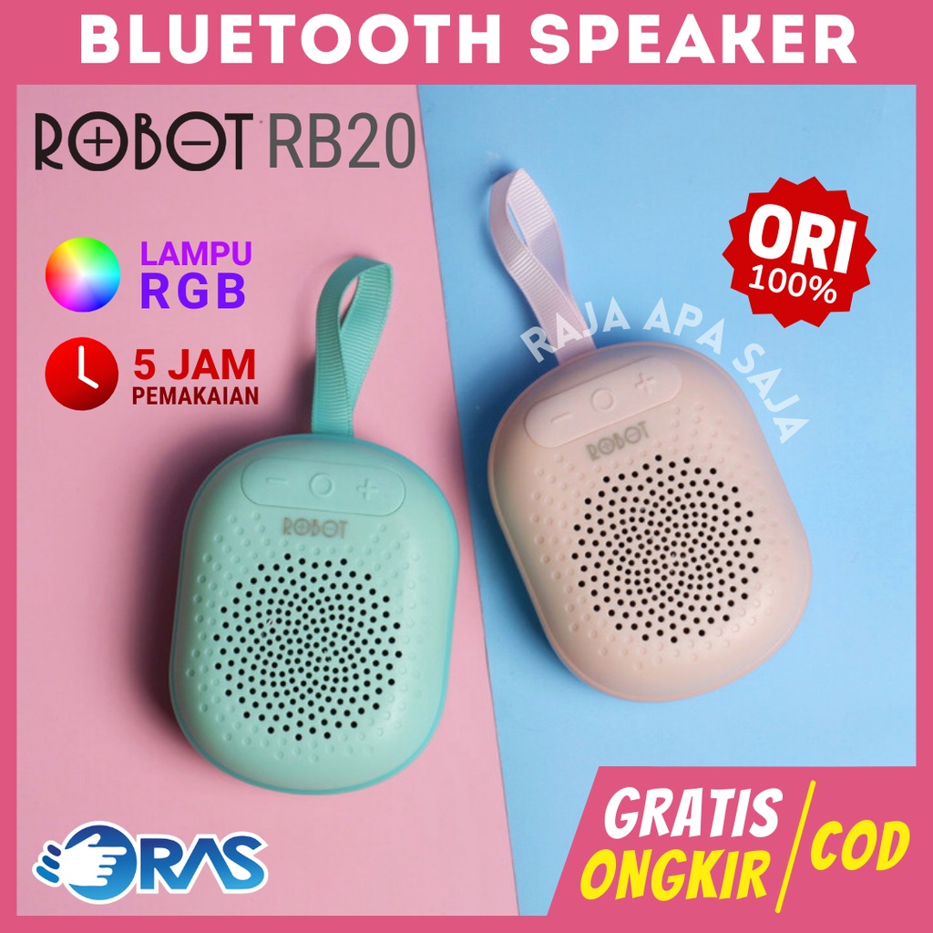 Jual Speaker Bluetooth Robot Bass RGB Salon Audio Wireless Spiker Mini ...