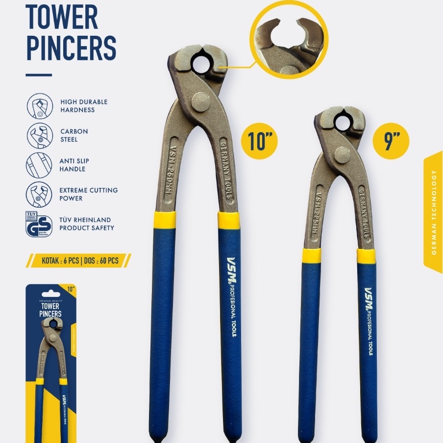 Jual Tang betet 9" / catut kakatua VSM 9inch / tang cabut paku / catok ...