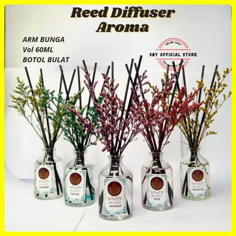 Jual Reed Diffuser 60 Ml Aromatherapy Pewangi Ruangan Aroma Terapi ...