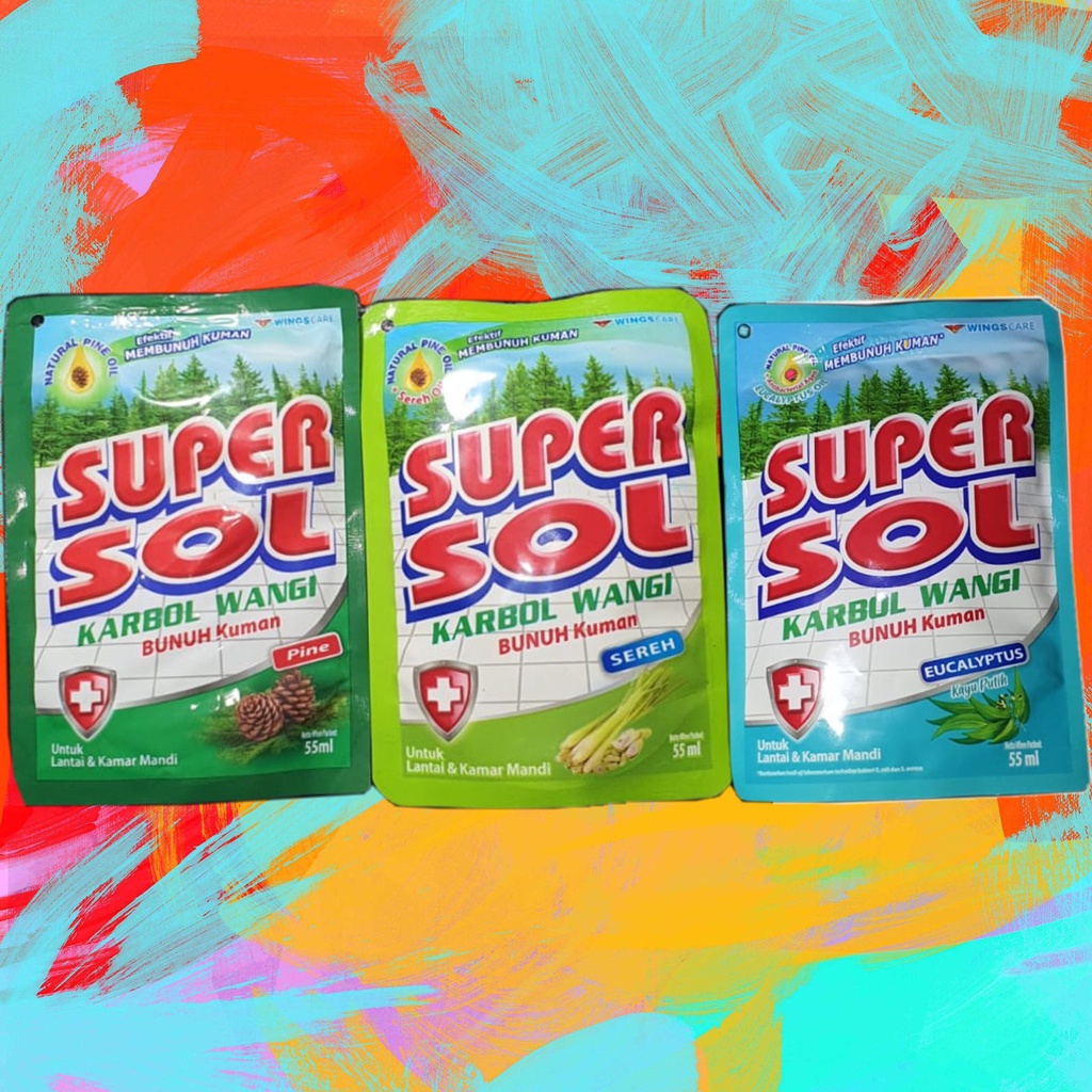 Jual Supersol pembersih lantai dan anti kuman ( Supersol kemasan 1000 ...