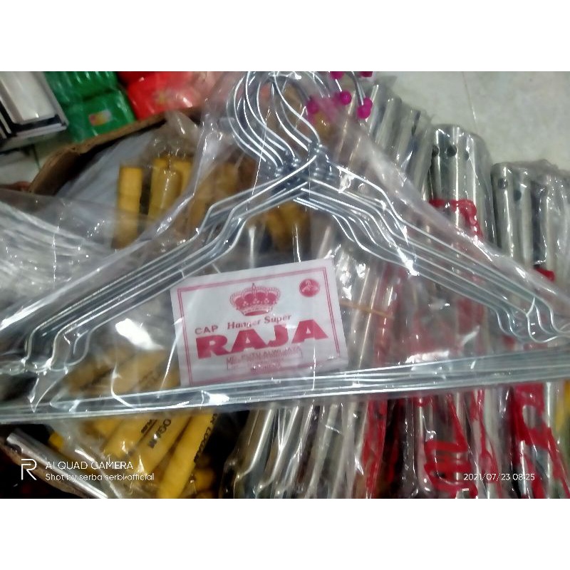 Jual Hanger Besi Stainless TEBAL "RAJA" 1lusin TERMURAH | Shopee Indonesia