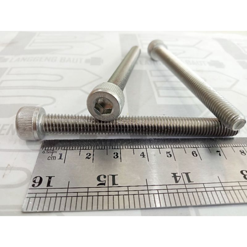 Jual Baut L Stainless M8 X 80 (8cm) THE A2-70 M8x80 | Shopee Indonesia
