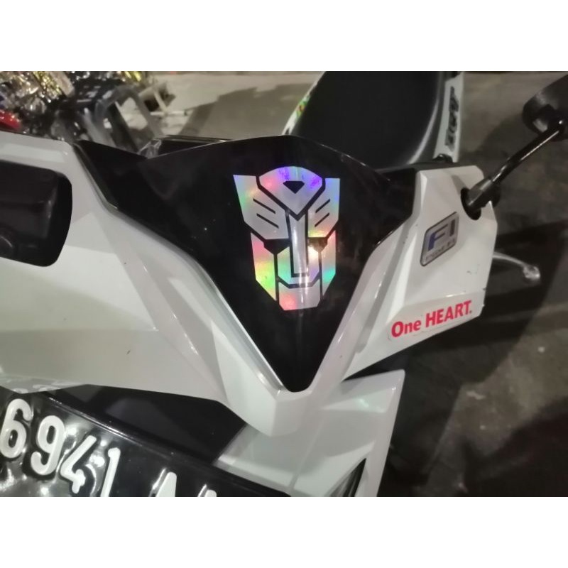 Jual STIKER MOTOR TRANSFORMER HOLOGRAM Sticker Mobil Sticker Kaca ...