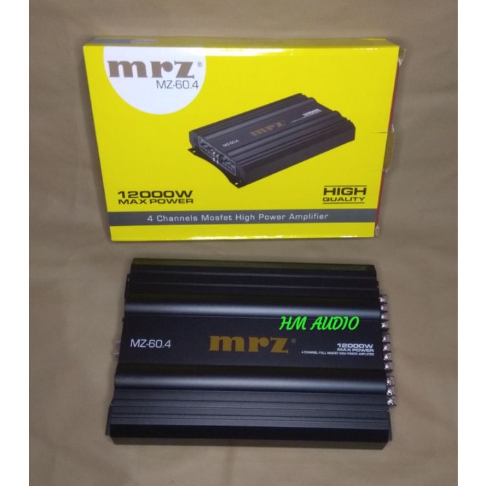 Jual Power Ampli mobil MRZ Power Amplifier MRZ MZ-65.4 NEW 12.000 watt ...