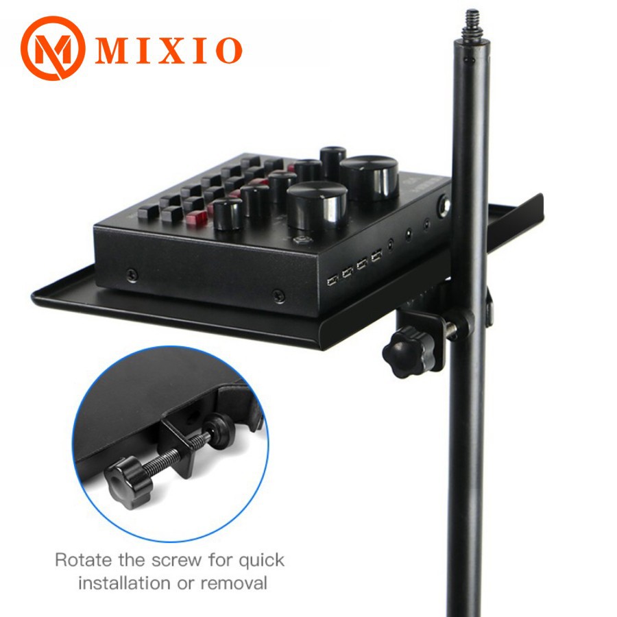Jual MIXIO Sound Card Tray Live Broadcast Microphone Rack Stand Tray ...