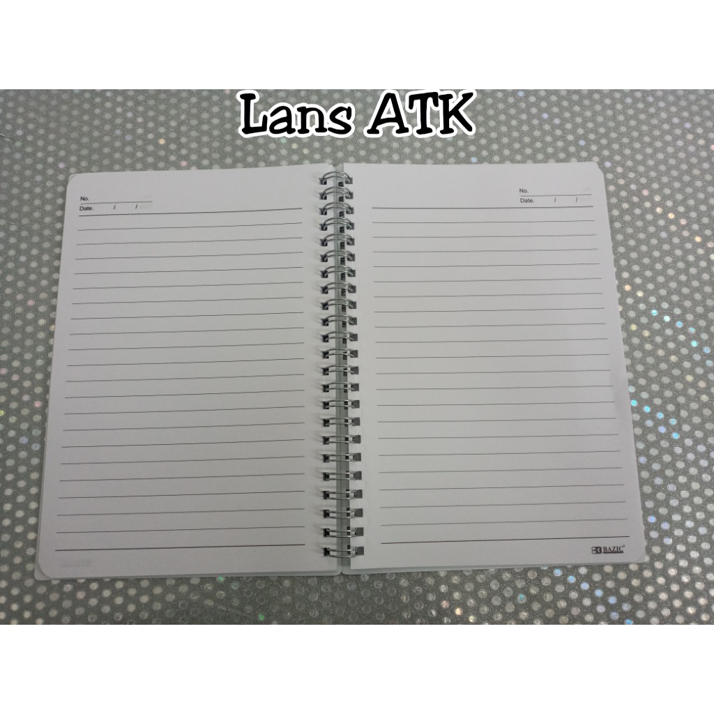 Jual Notebook / Buku Catatan Spiral / Notes Spiral Bergaris A5 Motif ...