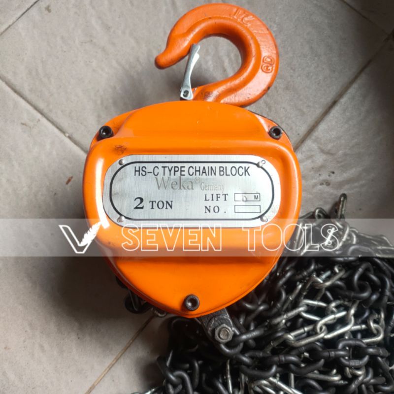 Jual Weka Chain Block 2 ton X 6 meter takel rantai manual made in ...