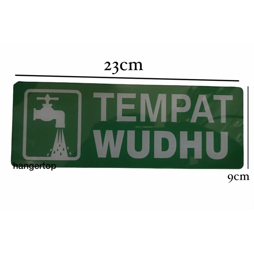 Jual Papan Aklirik TEMPAT WUDHU / SIGN AKRILIK - TEMPAT WUDHU | Shopee ...