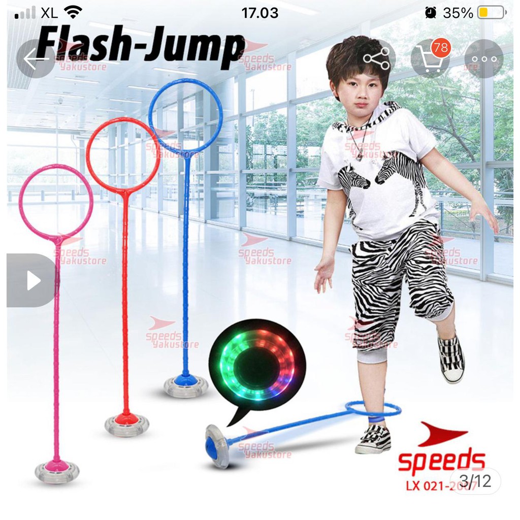 Jual Mainan Olahraga Anak Dewasa Lompat Dance Circle Flash Jump LED ...