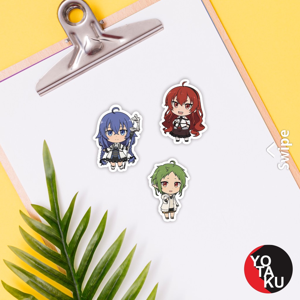 Jual Sticker Stiker Anime Mushoku Tensei Isekai Ittara Honki Dasu SA11 ...