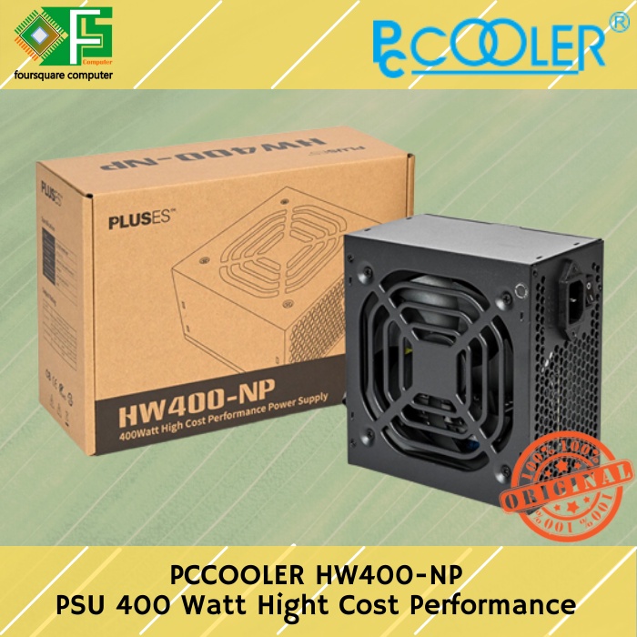 Jual PSU 400W PCCooler PLUSES HW400-NP Internal Power Supply 400 Watt ...