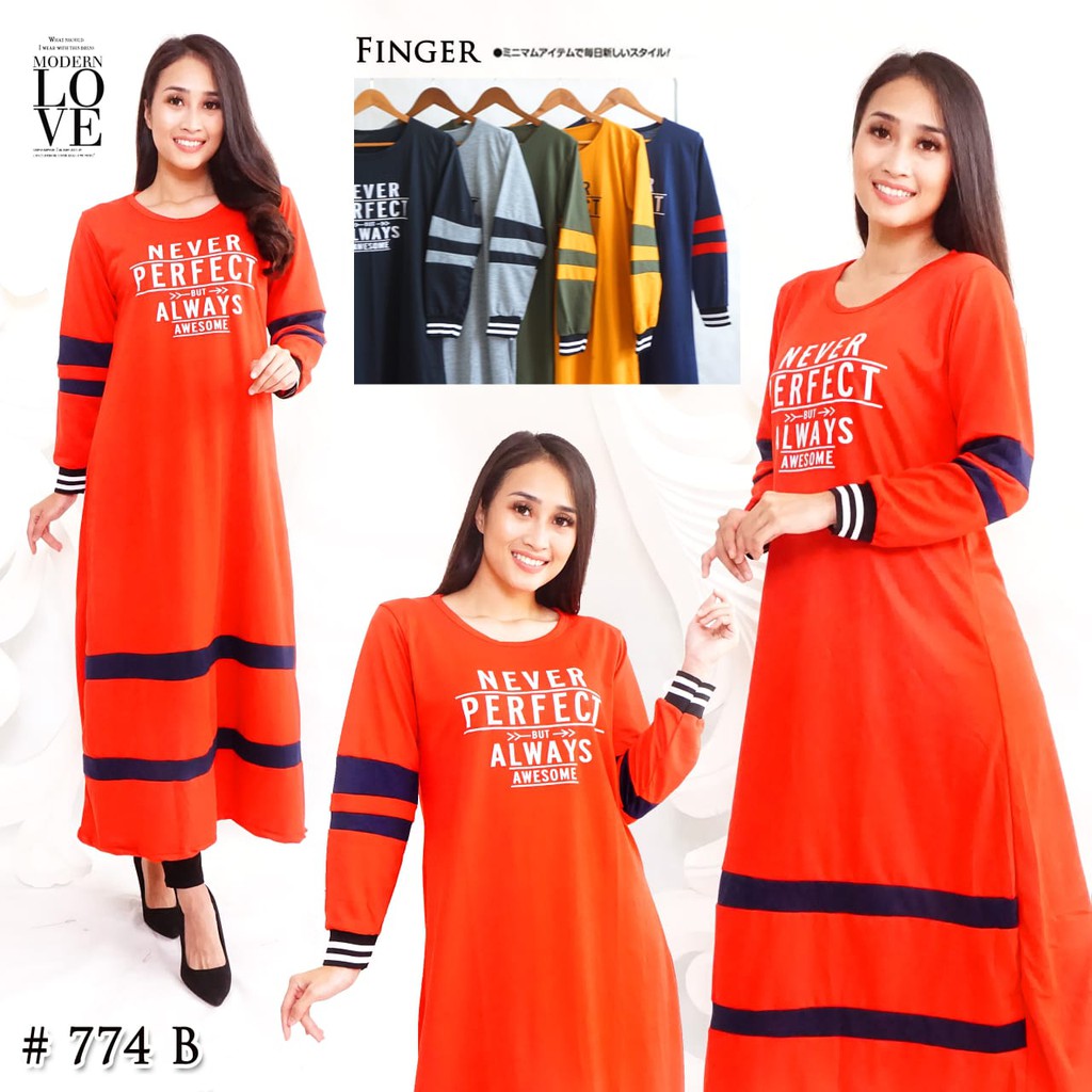 Jual Gamis model baru strip tangan dan bawah lengan panjang manset ...