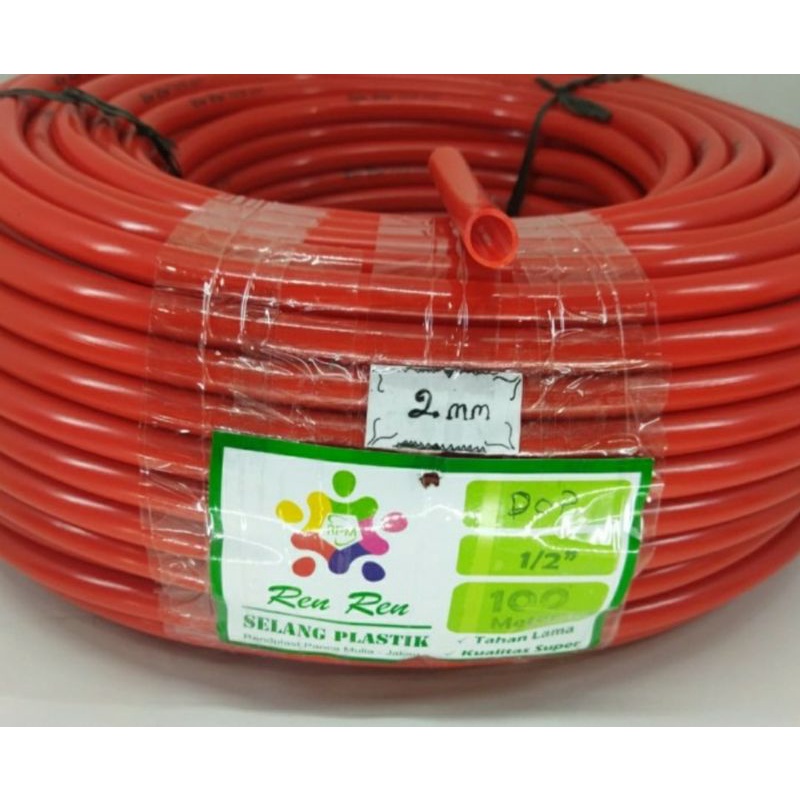 Jual Selang Air 5/8" RENREN TEBAL 2 MM ELASTIS HARGA PER METER | Shopee Indonesia