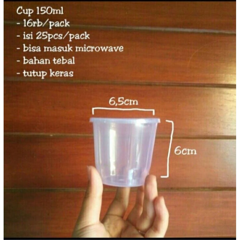 Jual Thinwall atau cup puding 150ml, tempat sambel | Shopee Indonesia