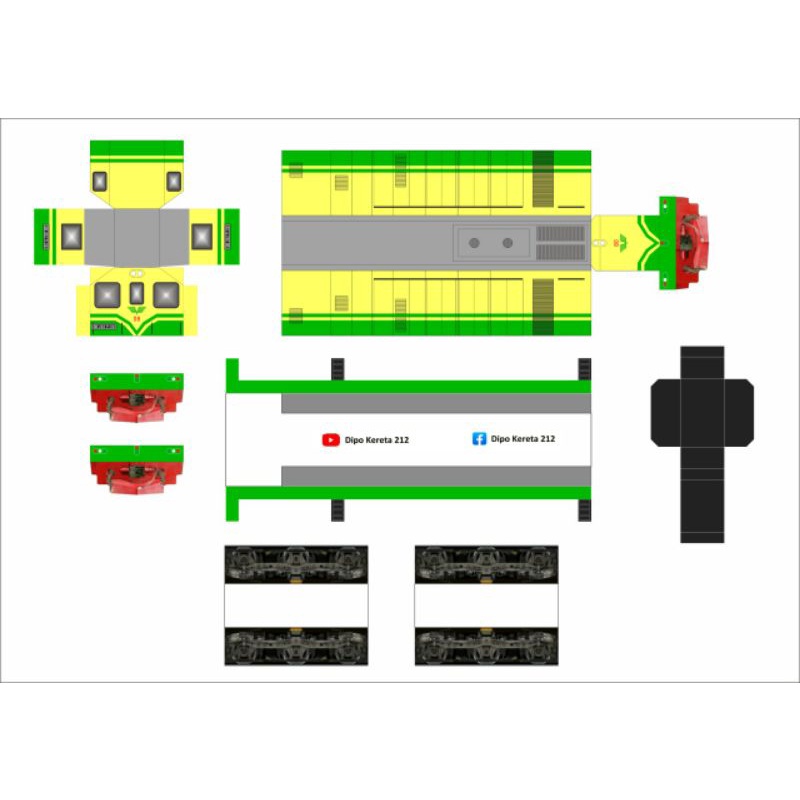 Jual Stiker Pola Miniatur Lokomotif BB 202 | Shopee Indonesia