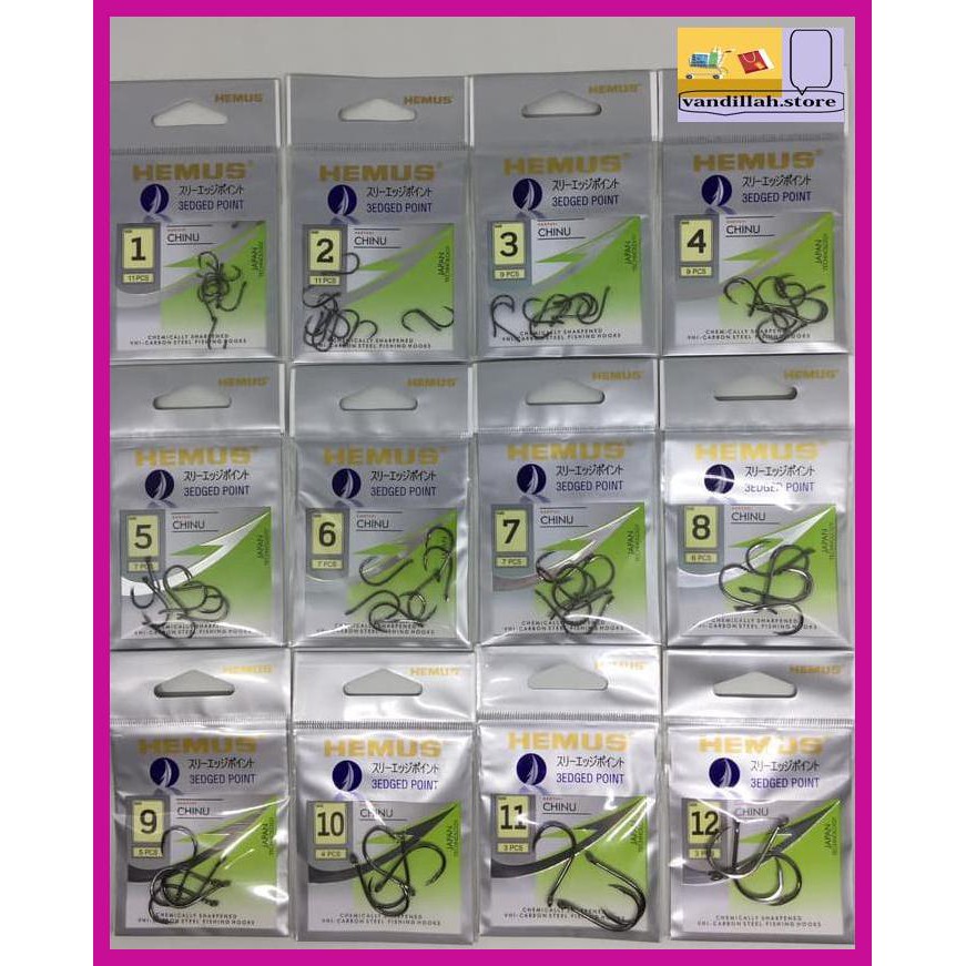 Jual E4R6R74- Mata Kail Hemus Chinu No.1 Sd 12 Japan Product) - No.1 ...