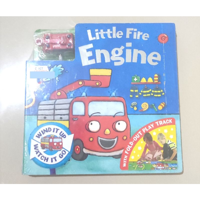 Jual buku bbw little fire engine fold out book board book | Shopee Indonesia
