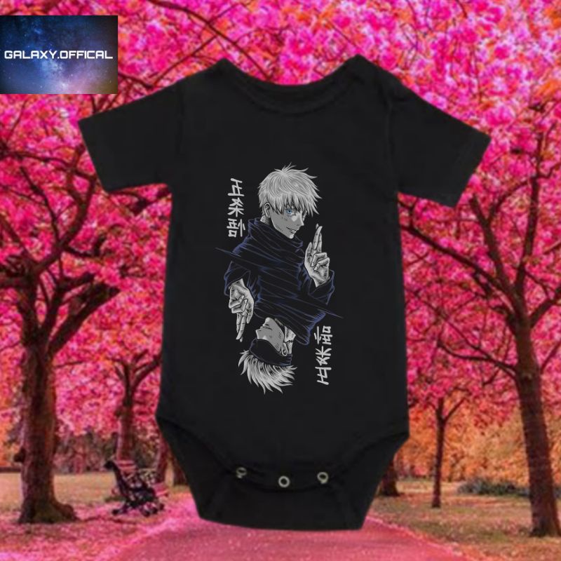 Jual JUMPER BAYI GOJOU SATORU ANIME JUJUTSU KAISEN KAOS BAJU GOJO BAYI ...