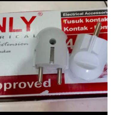 Jual Steker /Colokan /Steker bulat /steker listrik/colokkan | Shopee ...