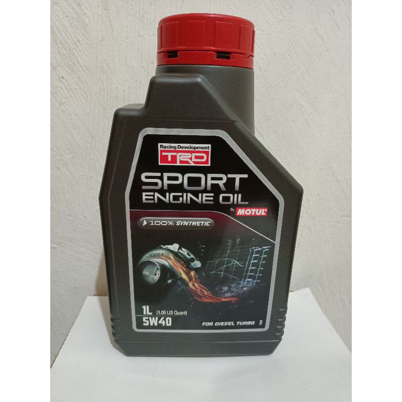 Jual MOTUL TRD SPORT ENGINE OIL 5W-40 (DIESEL TURBO). 1Liter ORIGINAL ...