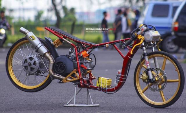 Jual KNALPOT ROB1 MATIC MIO BEAT 200cc 155cc DB 17 ROB 1 RACING ANODIZE ...