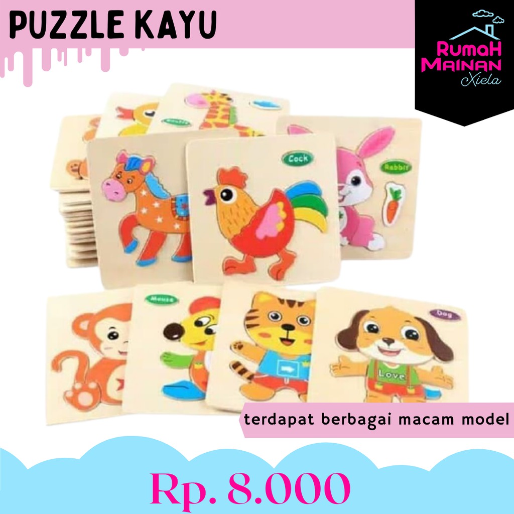 Jual PUZZLE KAYU - WOODEN PUZZLE - 1489 | Shopee Indonesia