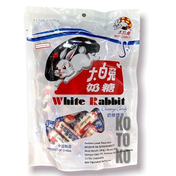 Jual White Rabbit Candy Creamy Milk / Permen Susu White Rabbit 180gr ...