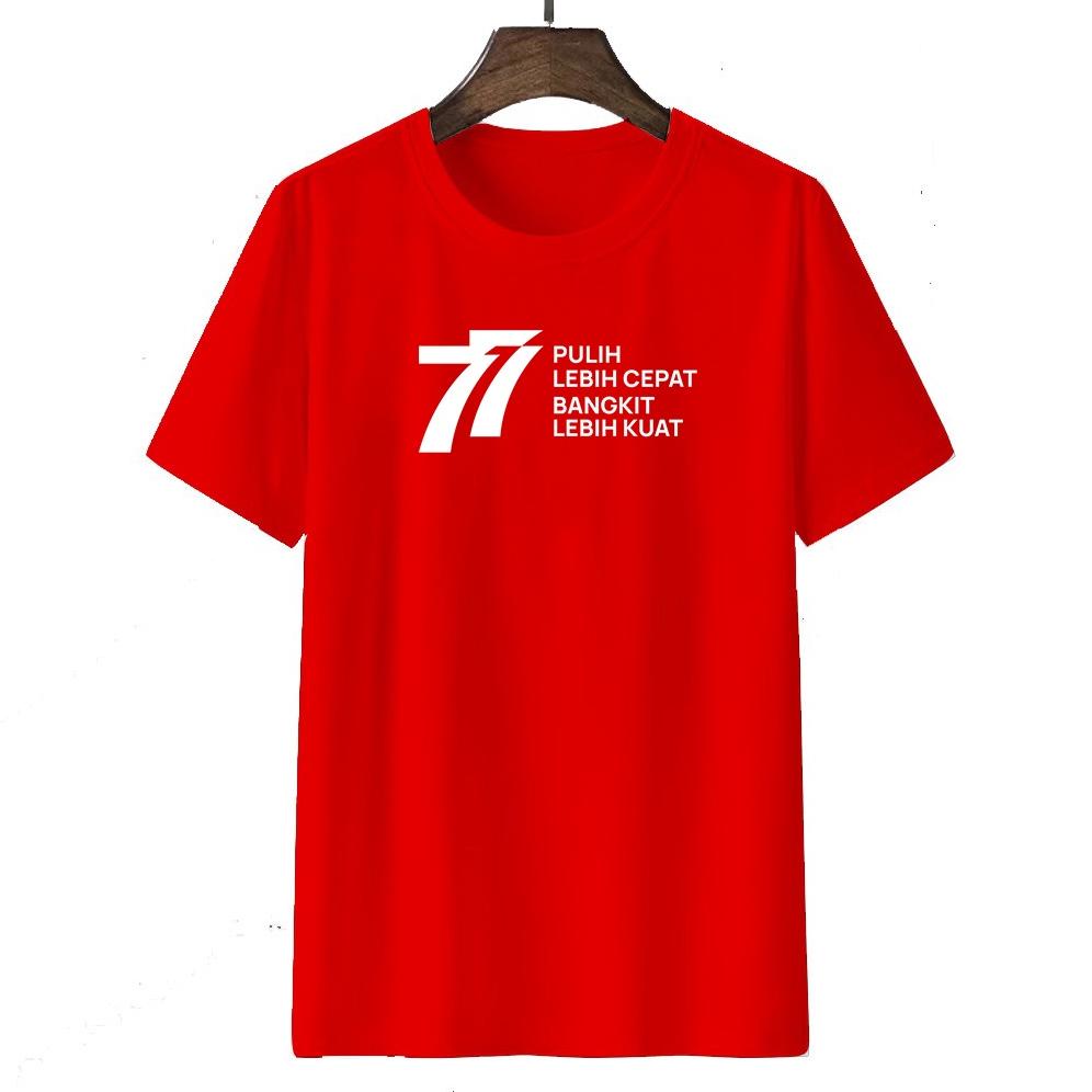 Jual Yen-Tshirt Kemerdekaan / Kaos Hut Ri 77/ Kaos Panitia 17 Agustus / Baju Dirgahayu Indonesia ...