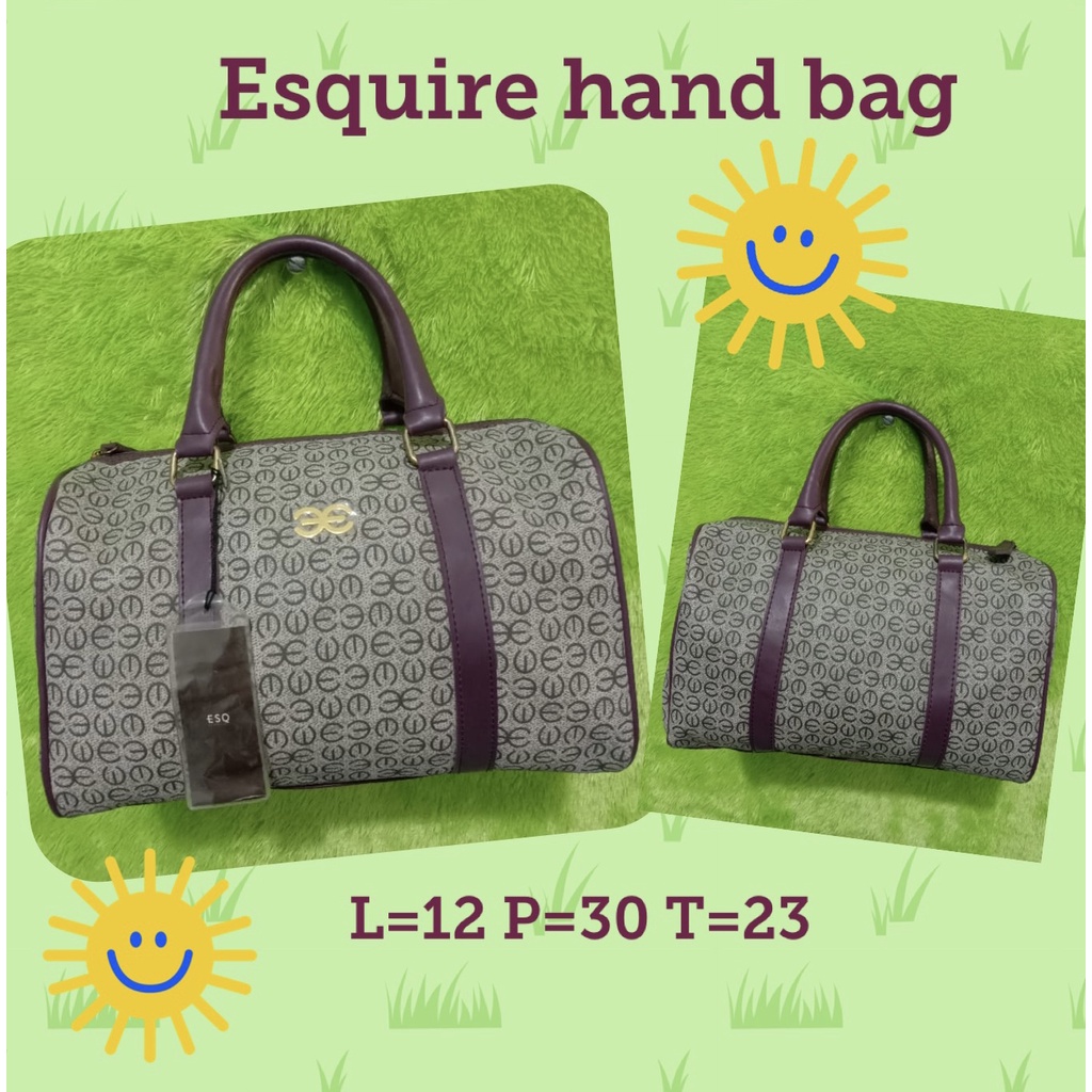 Jual Esquire purple hand bag (RO.0206) | Shopee Indonesia