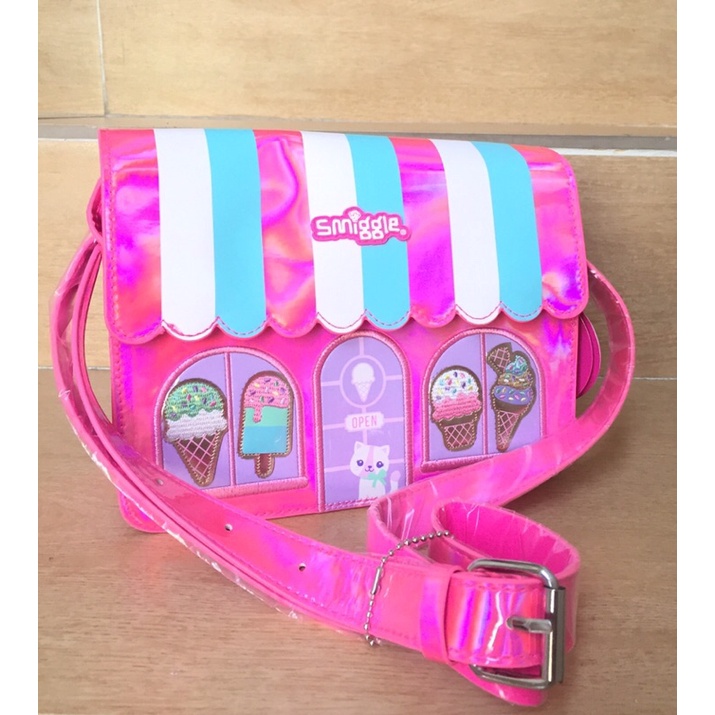 Jual Smiggle Pink Shoulder Bag Original Authentic | Shopee Indonesia