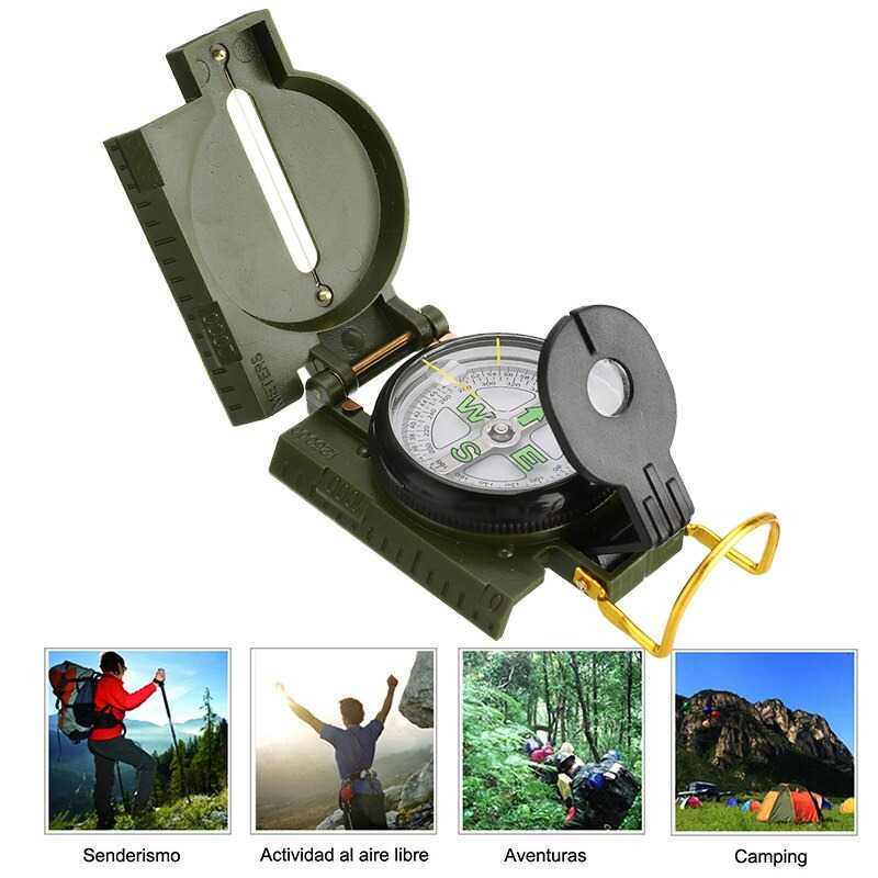 Jual Kompas Militer Portable Lipat Metal Lensatic Compass / Compas ...