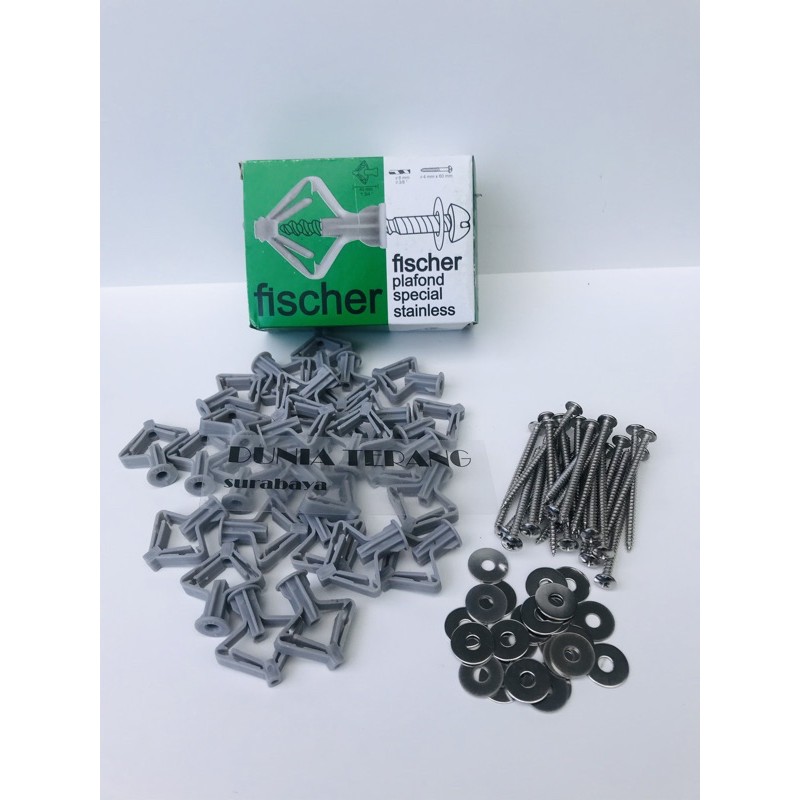 Jual Fisher IMUNDEX Plafond isi 25pcs - Fiser Plafon Special Stainless ...