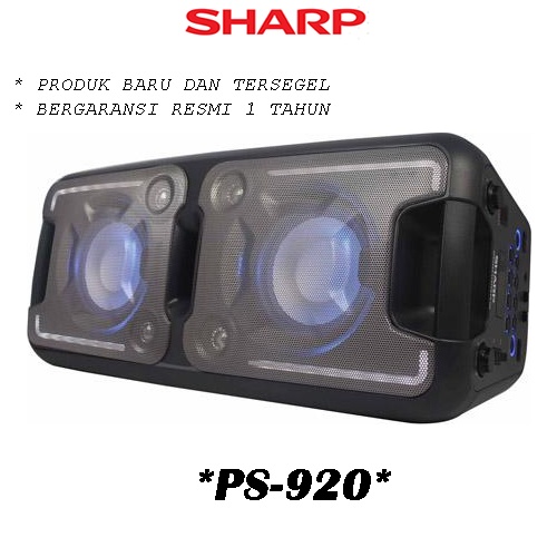 Jual Sharp LED Bluetooth Dual USB FM Karaoker Party Speaker System PS ...