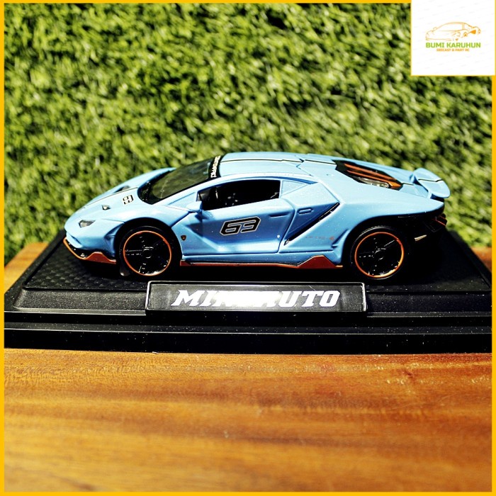 Jual Diecast Lamborghini Aventador Centenario Biru Mobil Miniatur Lambo ...