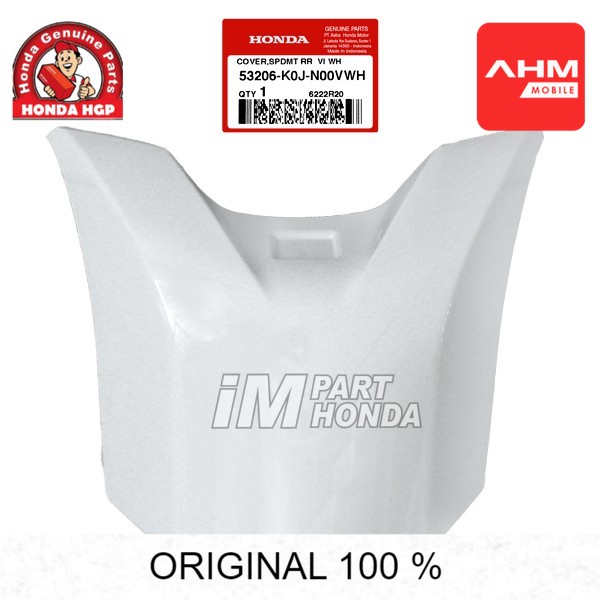 Jual • 53206-K0J-N00VWH Batok Belakang Spedo Meter Genio Putih Fabulous ...