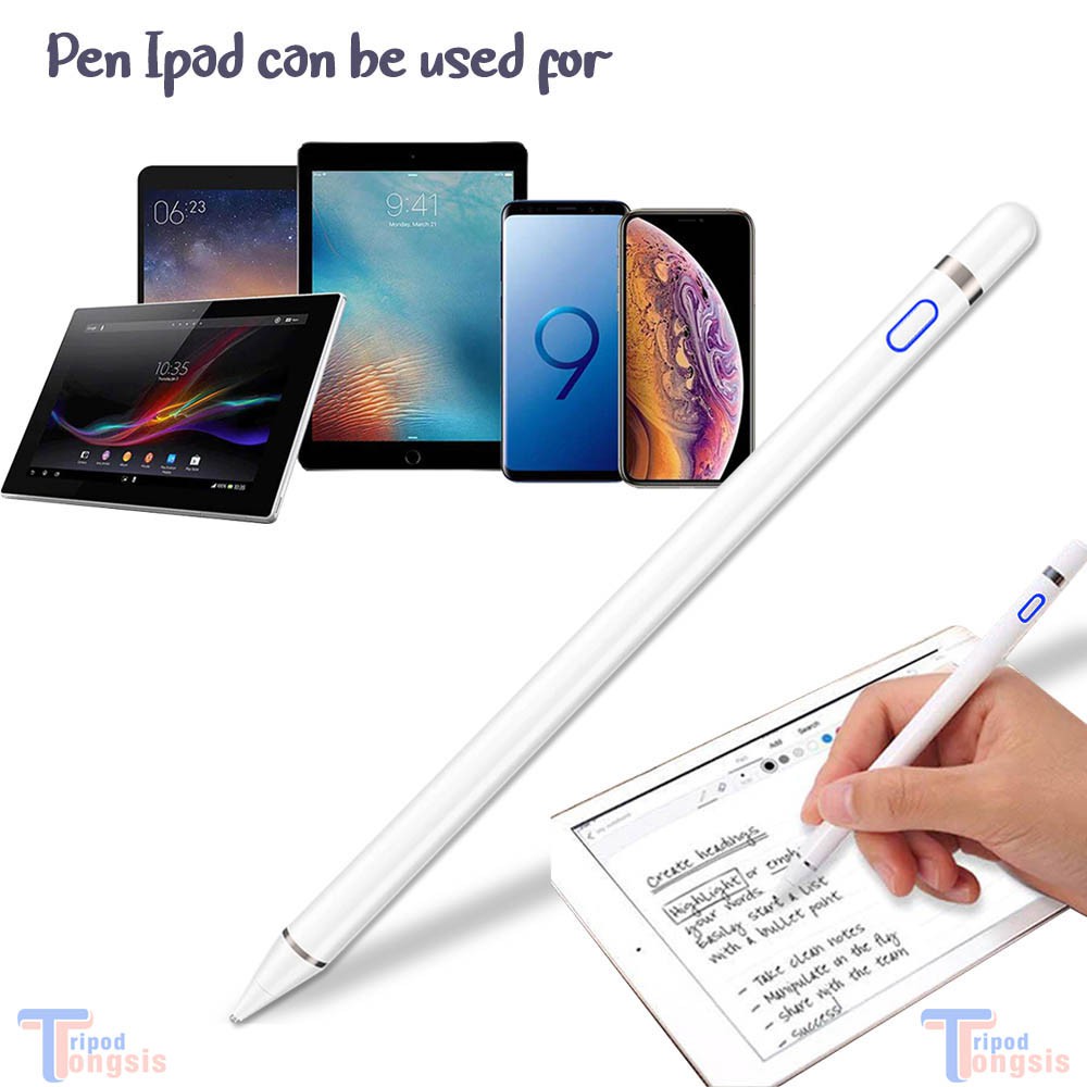 Jual Stylus Pen Universal Pencil Palm Rejection iPad Android Pencil ...