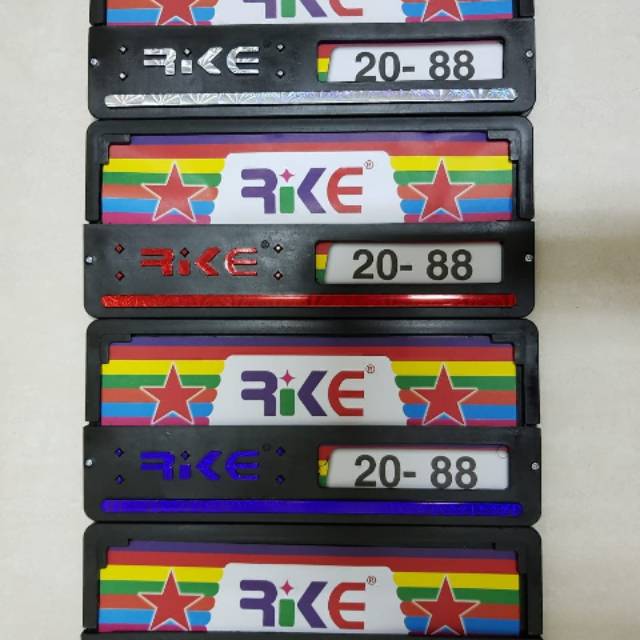 Jual Bingkai plat nomor motor semua motor RIKE | Shopee Indonesia
