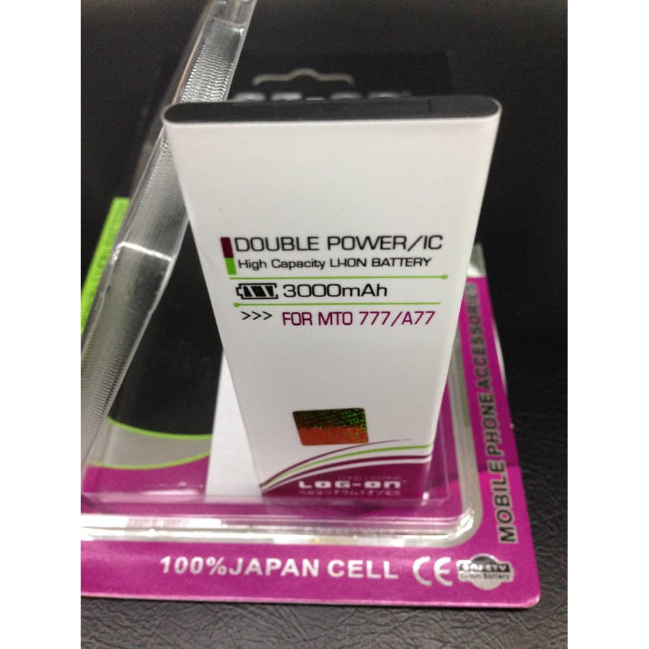 Jual Baterai Battery Mito Log on Double Power For Mito A77 3000Mah ...