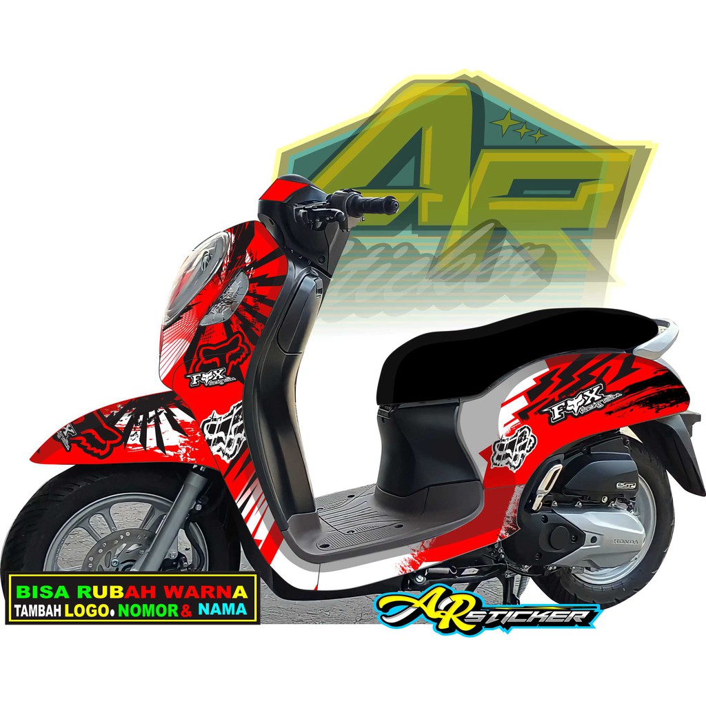 Jual Decal scoopy 2021 / STIKER SCOOPY 2021 / Decal Scoopy full body ...
