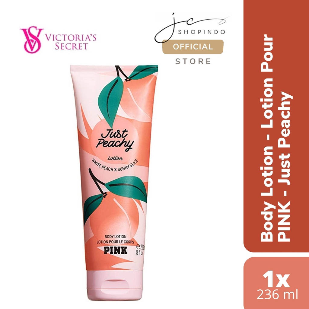 Jual Victoria's Secret - Body Lotion - PINK Just Peachy 236ml | Shopee ...