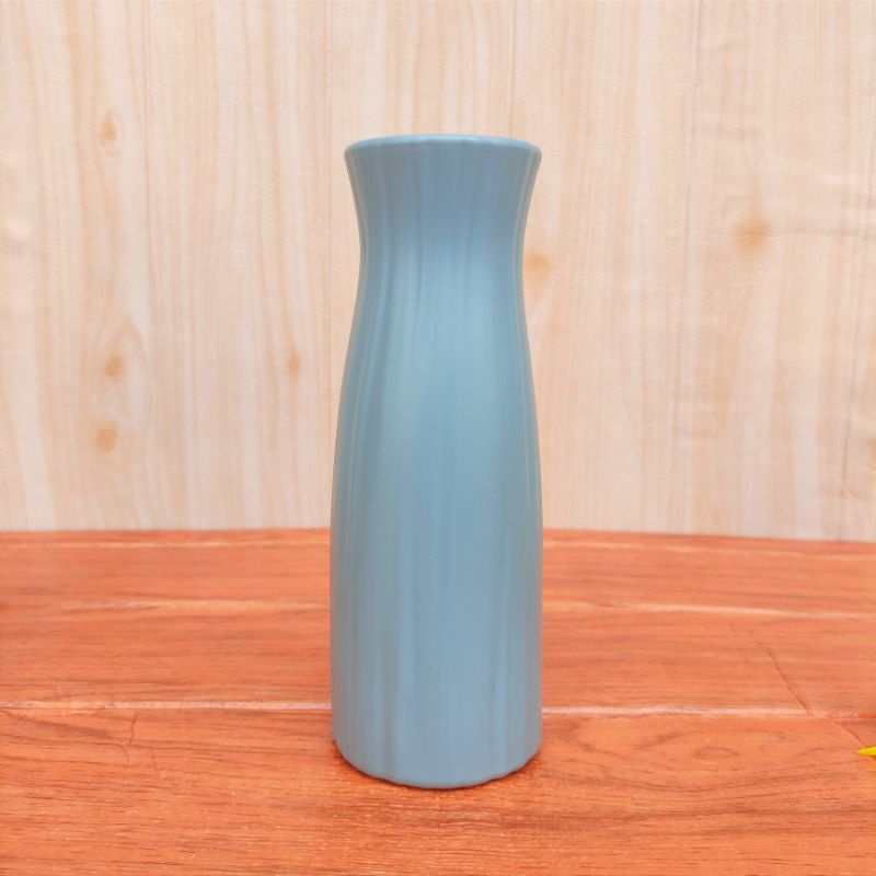 Jual Vas Bunga Plastik Minimalis Aesthetic / Vas Plastik Motif Texture ...