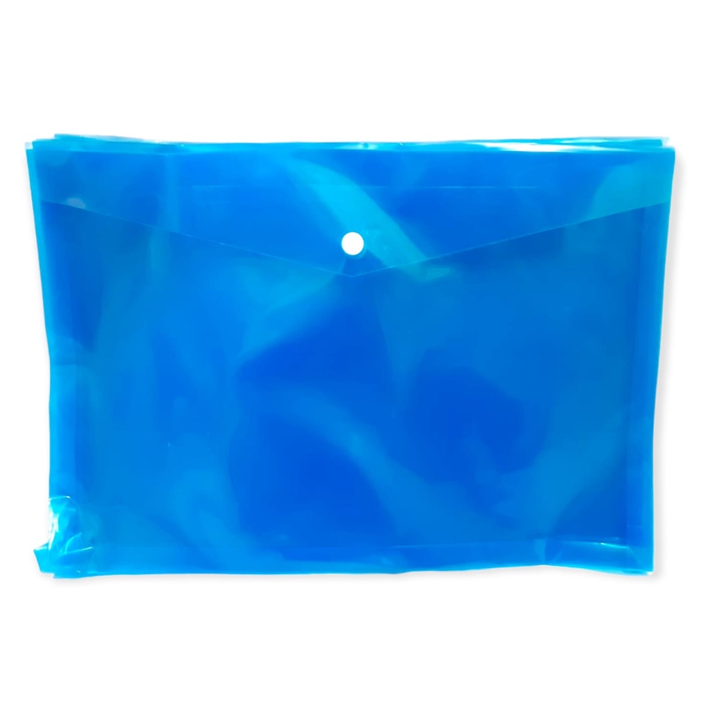 Jual R&R Map Plastik Kancing Punggung F4 - Biru (Harga Satuan) | Shopee ...